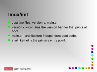 The-Linux-Kernel-Introduction-cs251-2001.ppt
