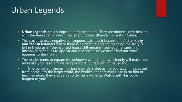 wk1-2 Introduction to Folklore.pptx | Fantasy | Genres