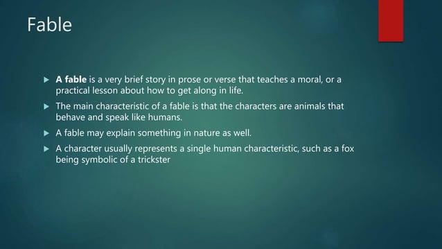 wk1-2 Introduction to Folklore.pptx | Fantasy | Genres