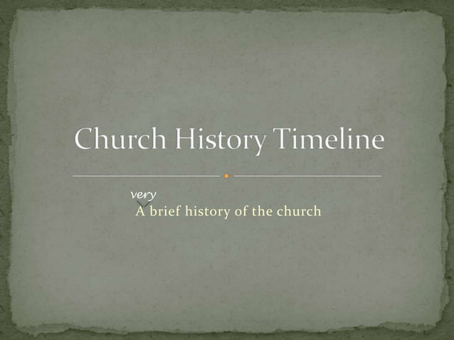 Christian History introduction | PPTX