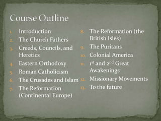 Christian History introduction | PPTX
