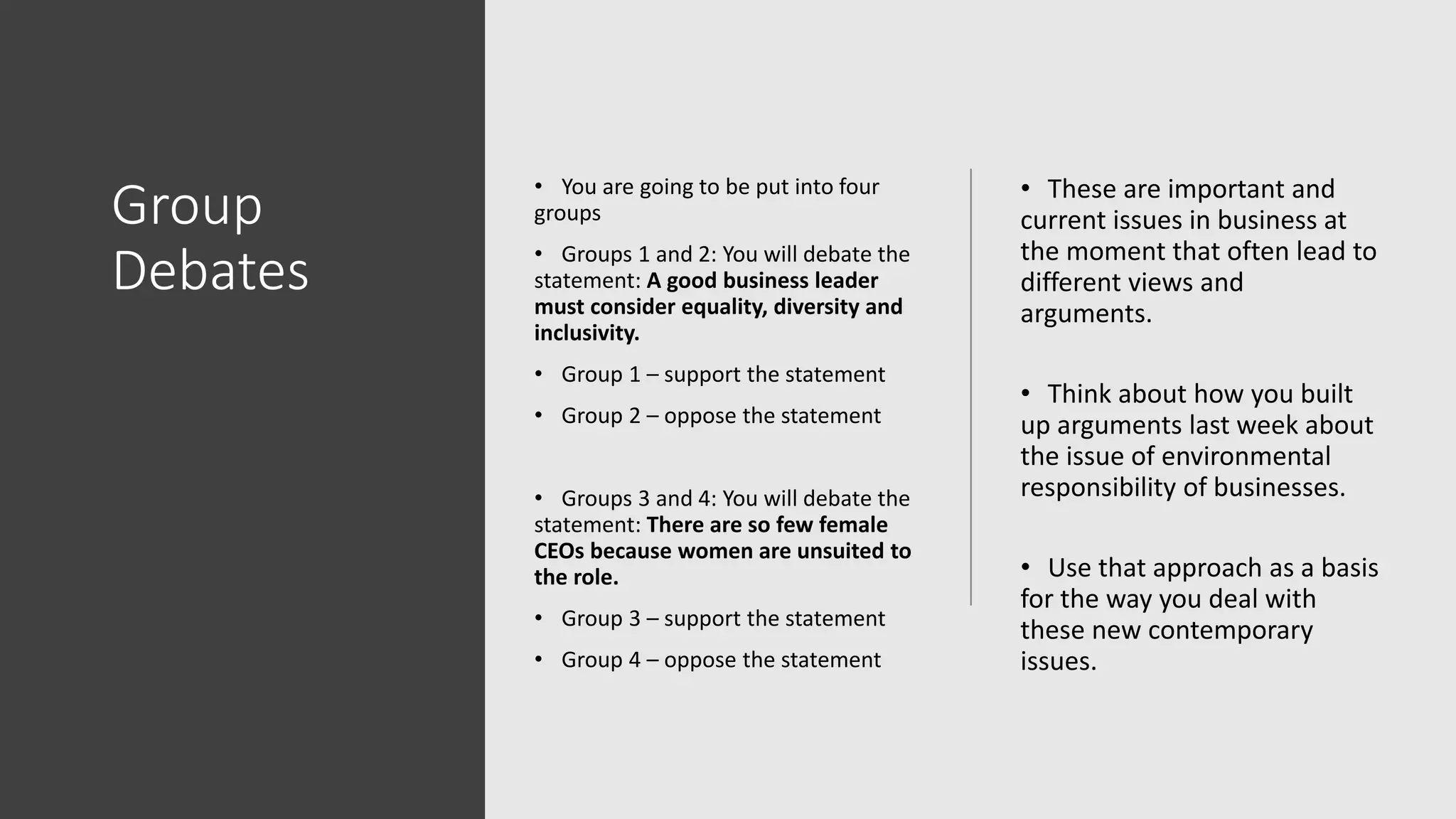 Wk 10 contemporary issues in business | PPTX