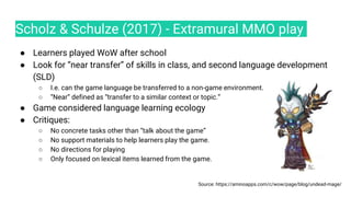 Game Based Language Learning for ESL Learners | PPTX
