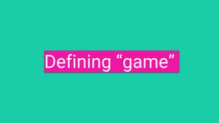 Game Based Language Learning for ESL Learners | PPTX