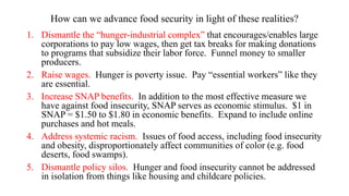 Hunger and Food Insecurity | PPTX