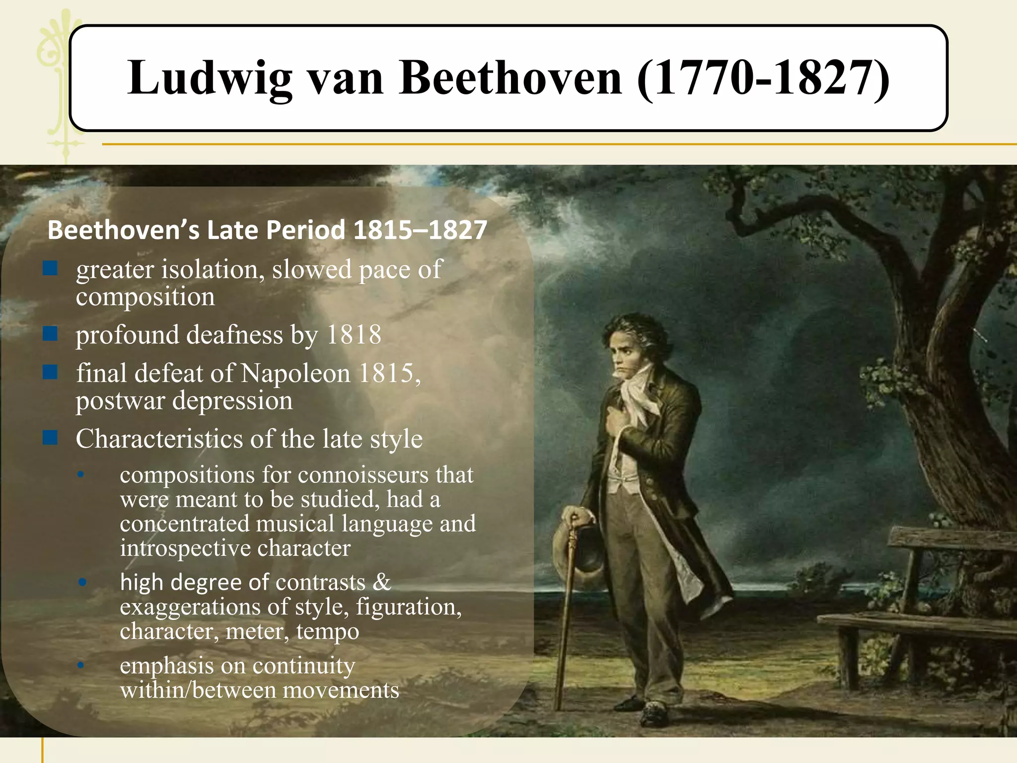 WK 13 - 19th Century Age of Romanticism, Early Romantics, French Grand ...