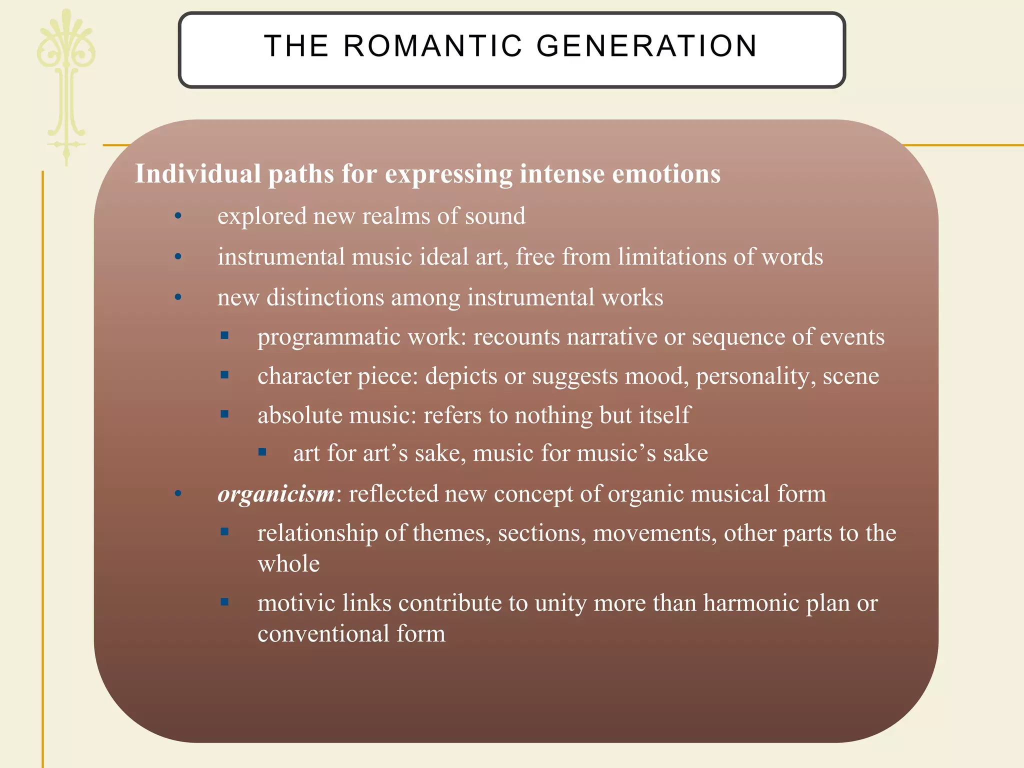 WK 13 - 19th Century Age of Romanticism, Early Romantics, French Grand ...