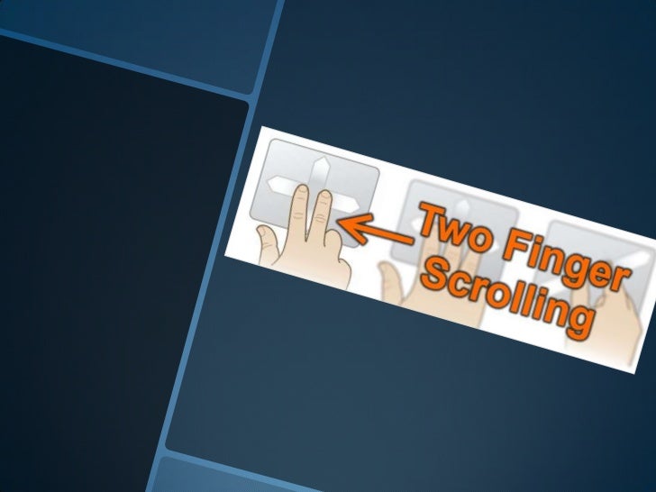 How to enable Macbook -style two finger scrolling on windows laptops