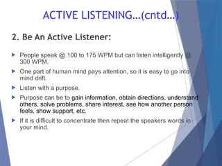 Communication-Skills 1 presentation basic | PPT