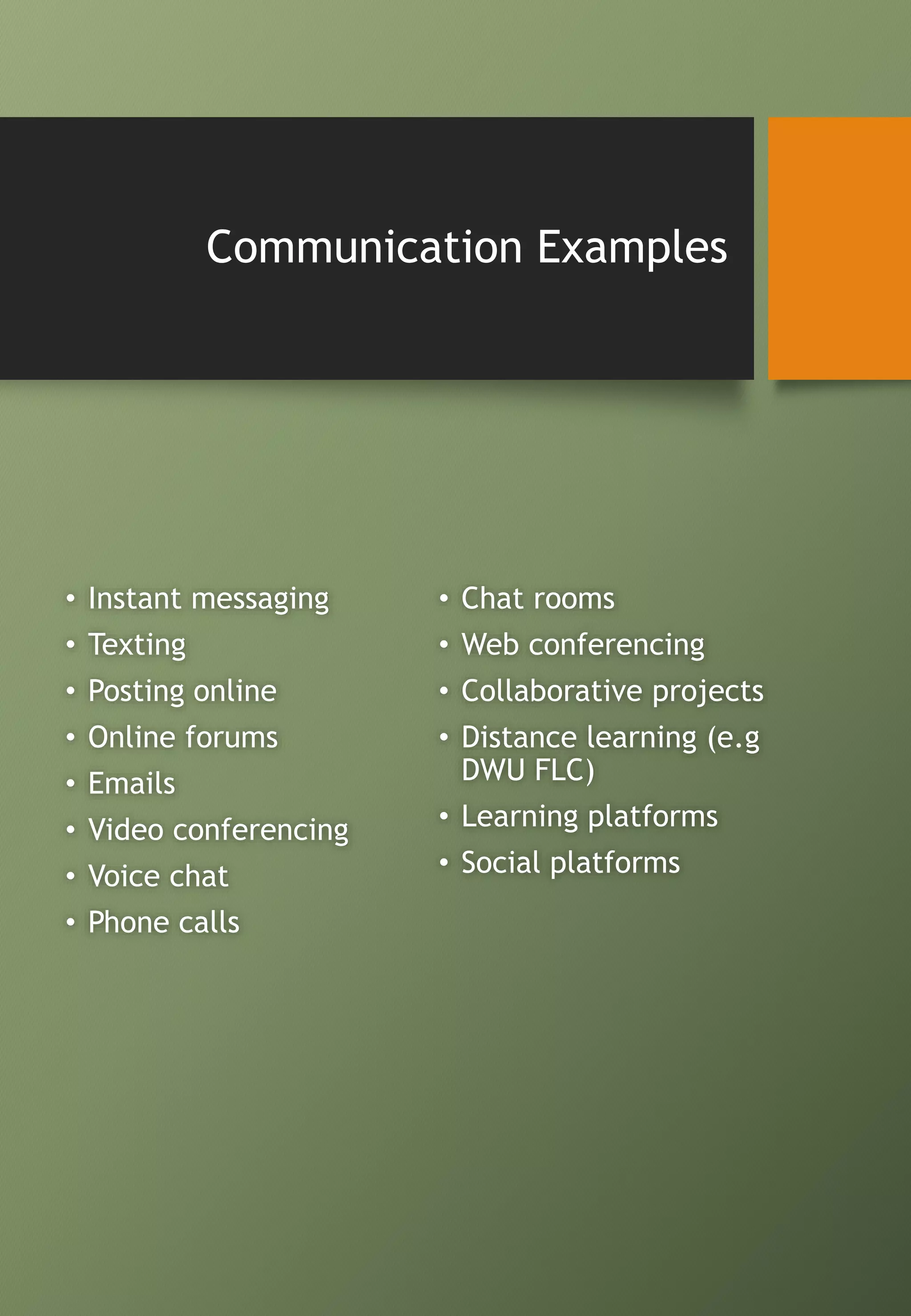 Computer Mediated Communication Pptx Web Conferencing Computer Software And Applications