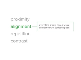 Introduction to Design Principles: Proximity, Alignment, and Repetition ...