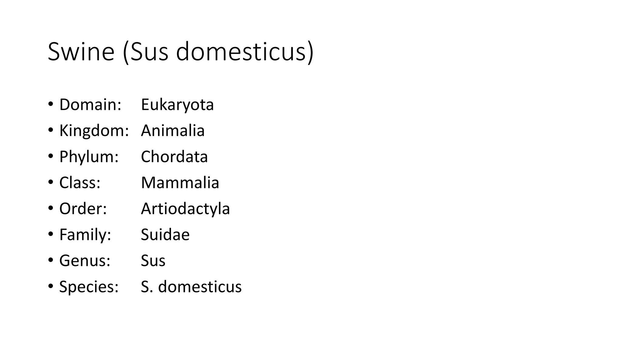 Terminologies, taxonomy, Animal breeding and genetics | PDF