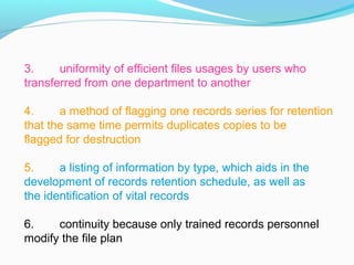 imr504 classification and filing system week 2 | PPT