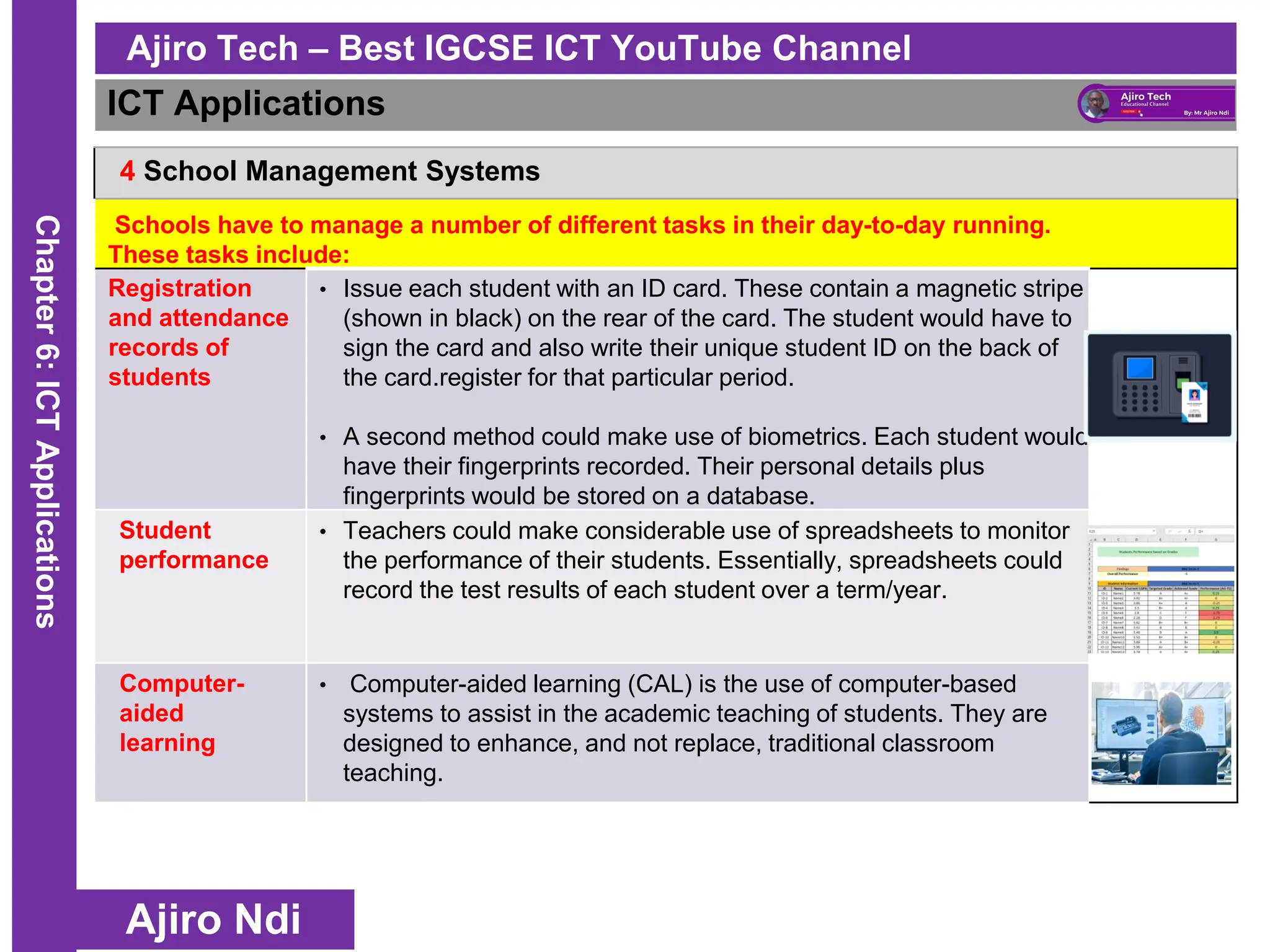 IGCSE ICT - ICT Applications - Ajiro Tech - Part 1 | PDF
