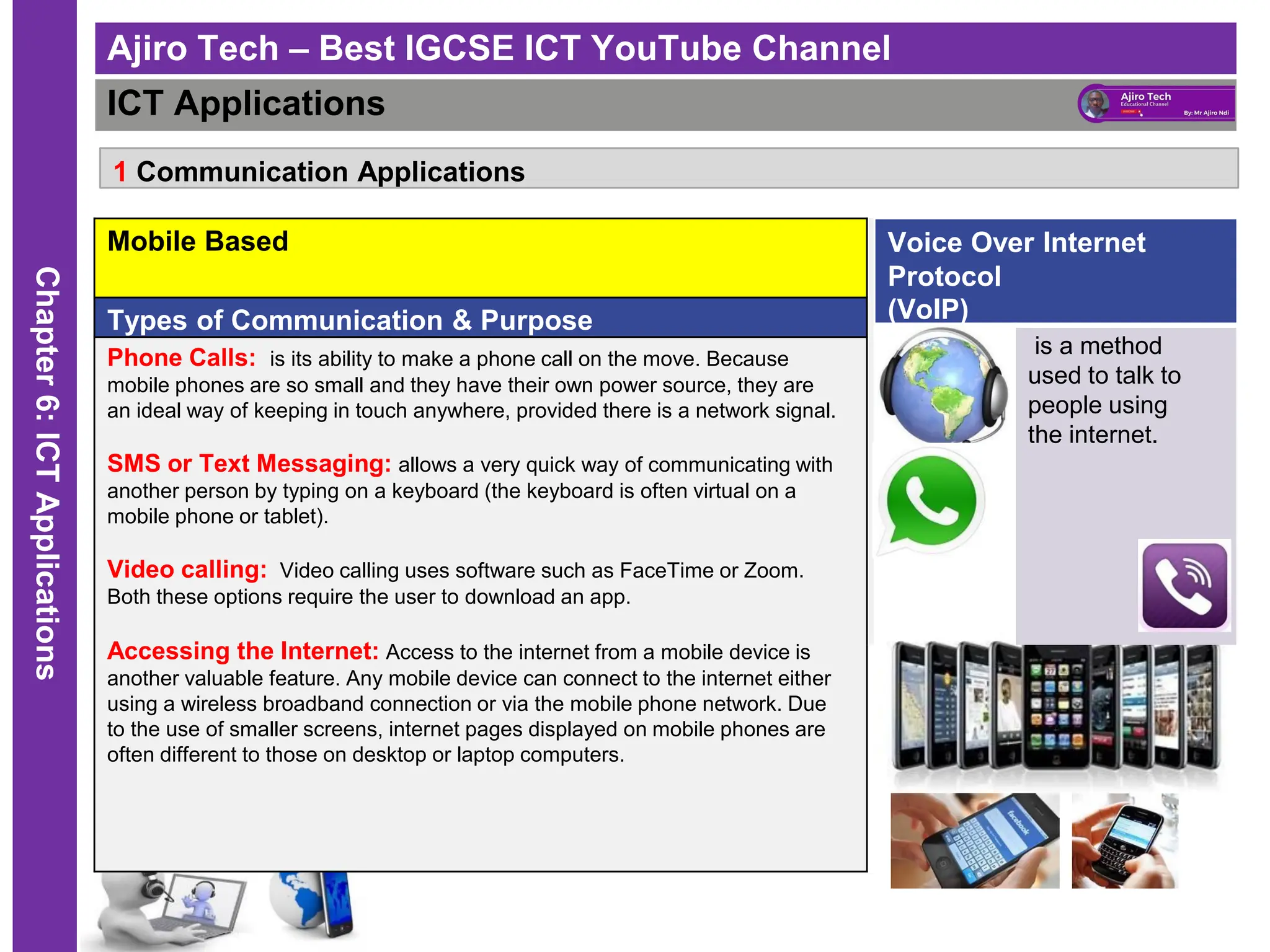 IGCSE ICT - ICT Applications - Ajiro Tech - Part 1 | PPT