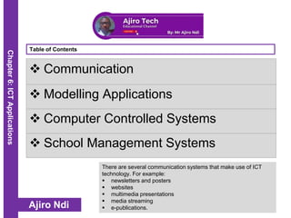 IGCSE ICT - ICT Applications - Ajiro Tech - Part 1 | PDF | Desktop ...