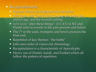 Wk2 Revelation Schools Of Interpretation | PPT