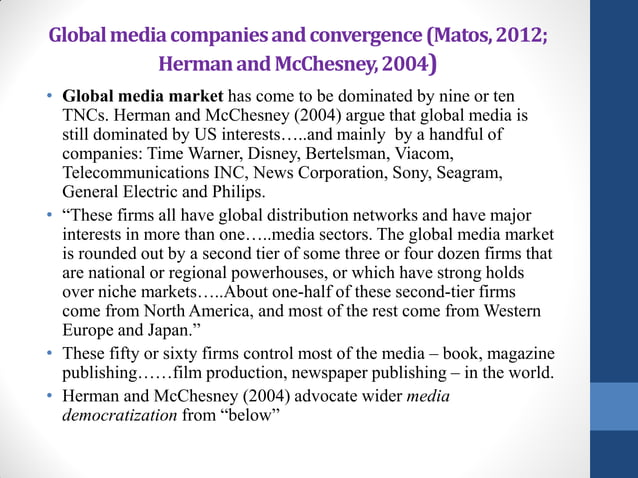 Media and globalization | PDF | Media Industry | Industries