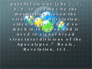 Wk2,2 Structure Of The Apocalypse | PPT