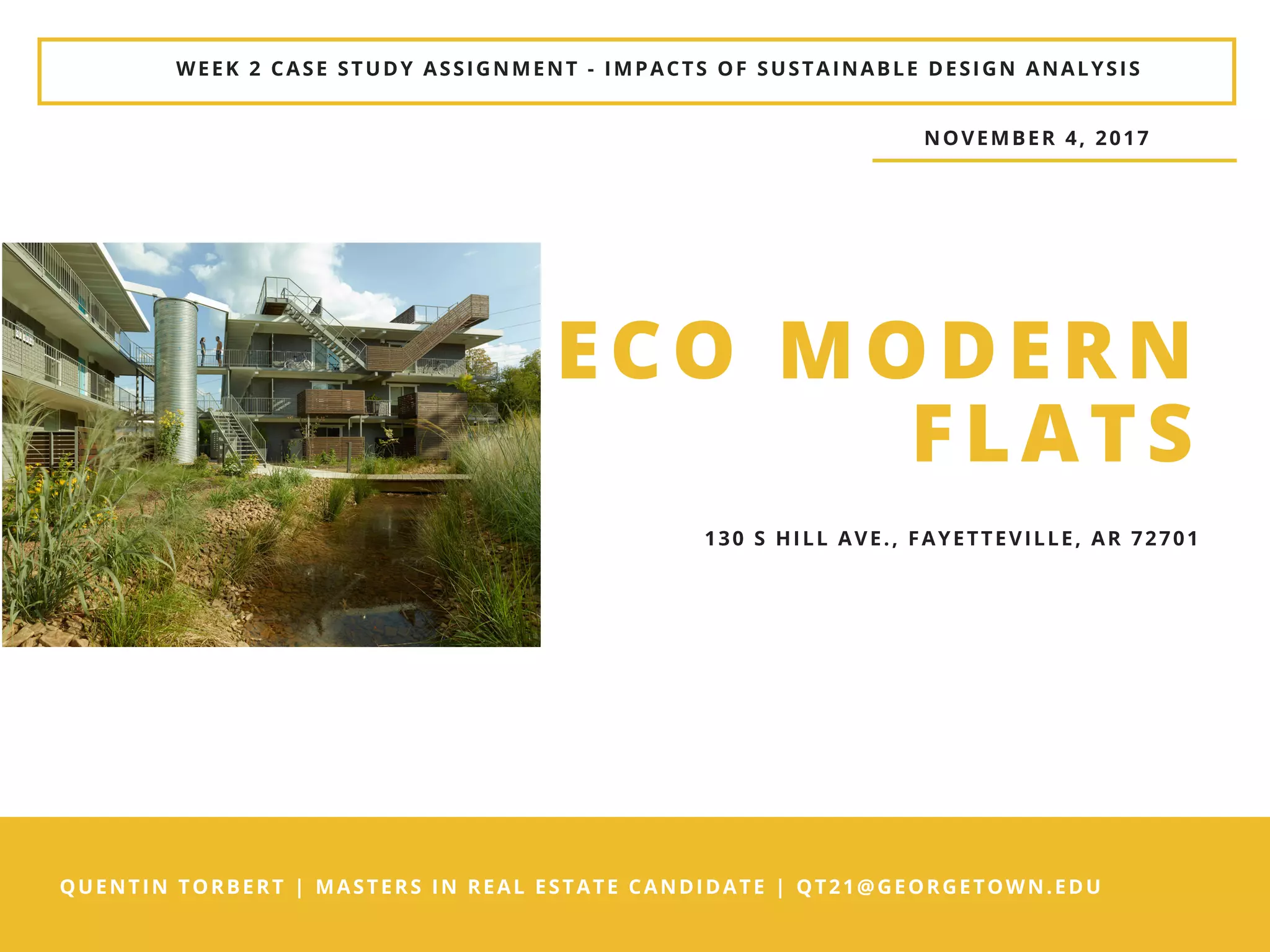 Impacts of Sustainable Design - Quentin Torbert | PDF | Houses | Real ...