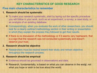 Wk 2 Lec 3 Characteristics of Good Research.pptx
