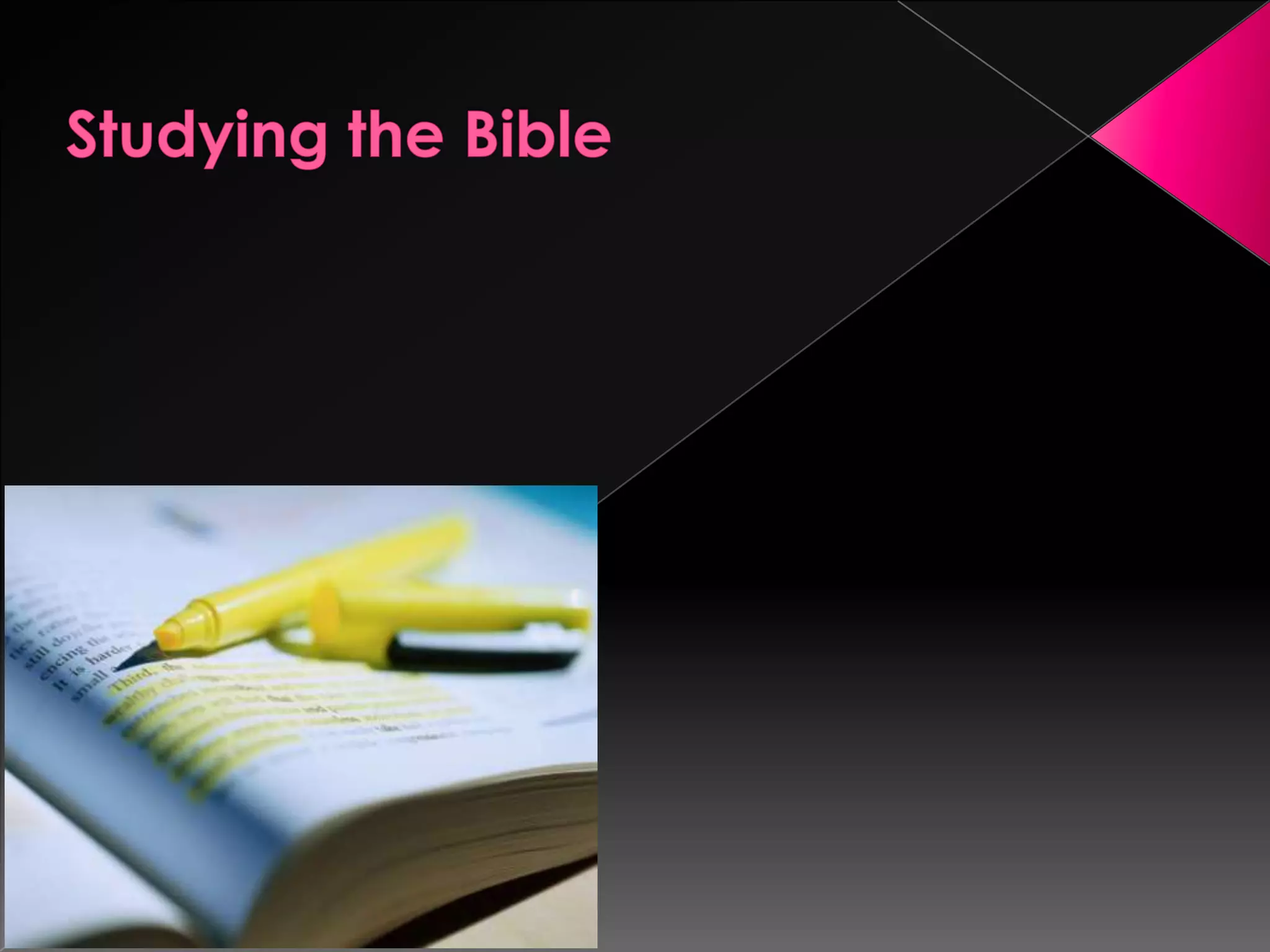 Wk 2 pp creative bible teaching model | PPT