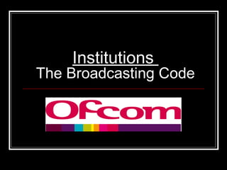 Reality TV Broadcasting | PPT