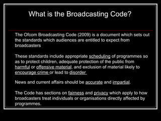 Reality TV Broadcasting | PPT