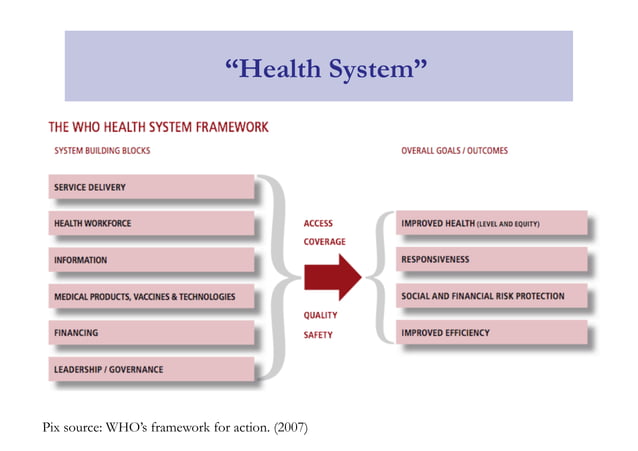 Systems Thinking & The Building Blocks of Health Systems | PDF