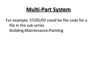 imr504 classification and filing system week 3 | PPT