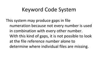 imr504 classification and filing system week 3 | PPT