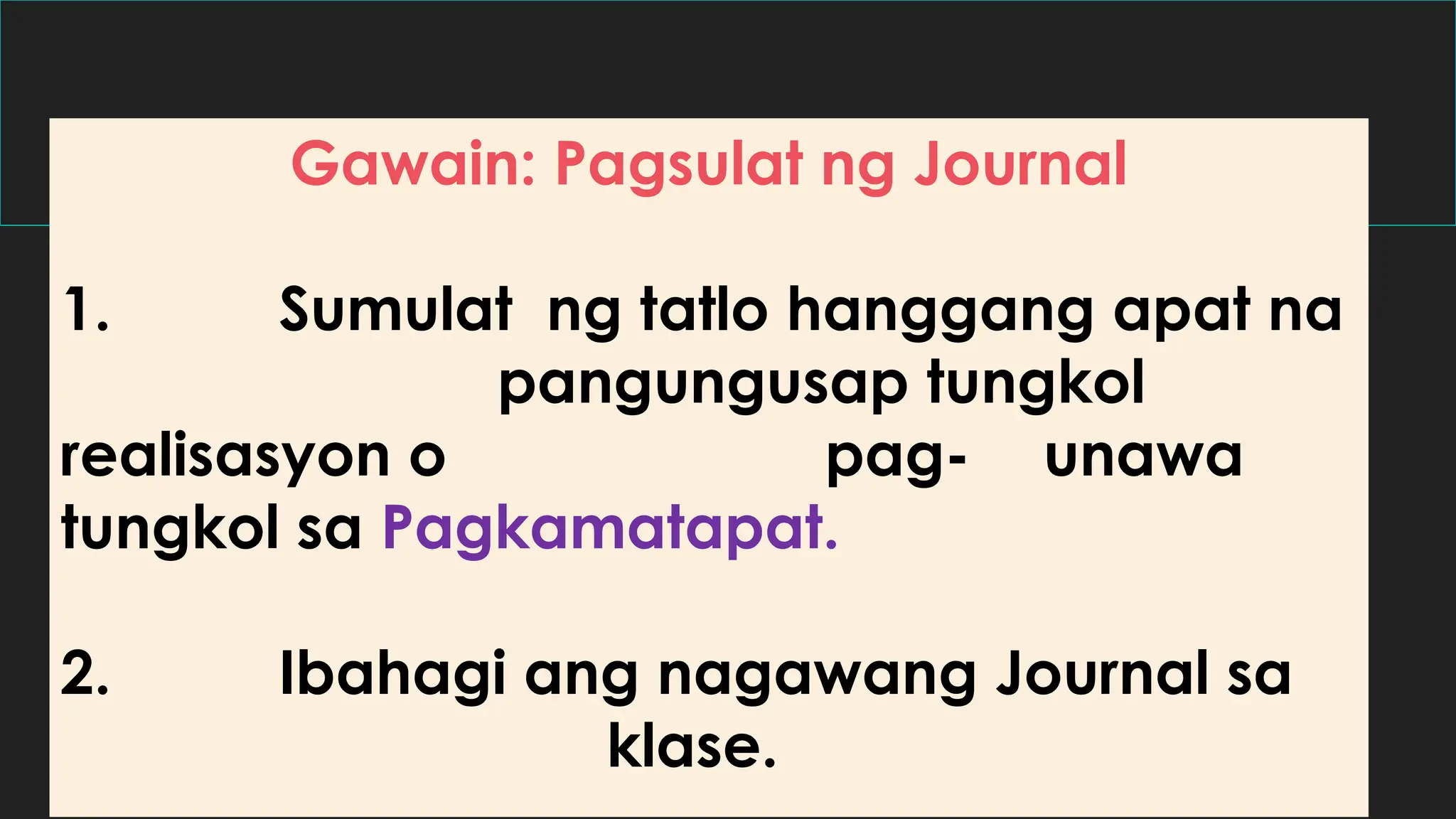WK3-DAYS 1-5 PAGIGING MATAPAT.pptxppppp | PPTX