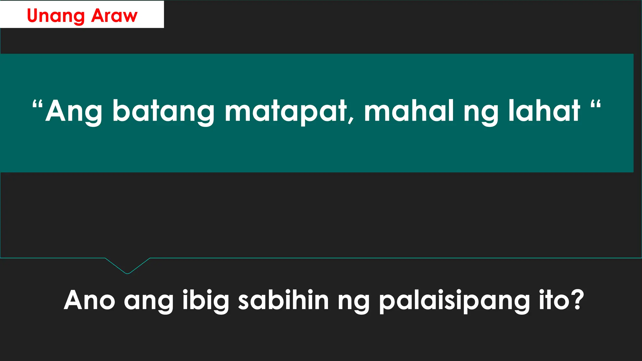 WK3-DAYS 1-5 PAGIGING MATAPAT.pptxppppp | PPTX