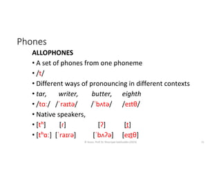 English Language Studies (ELS) Studies, Phonolgy | PDF