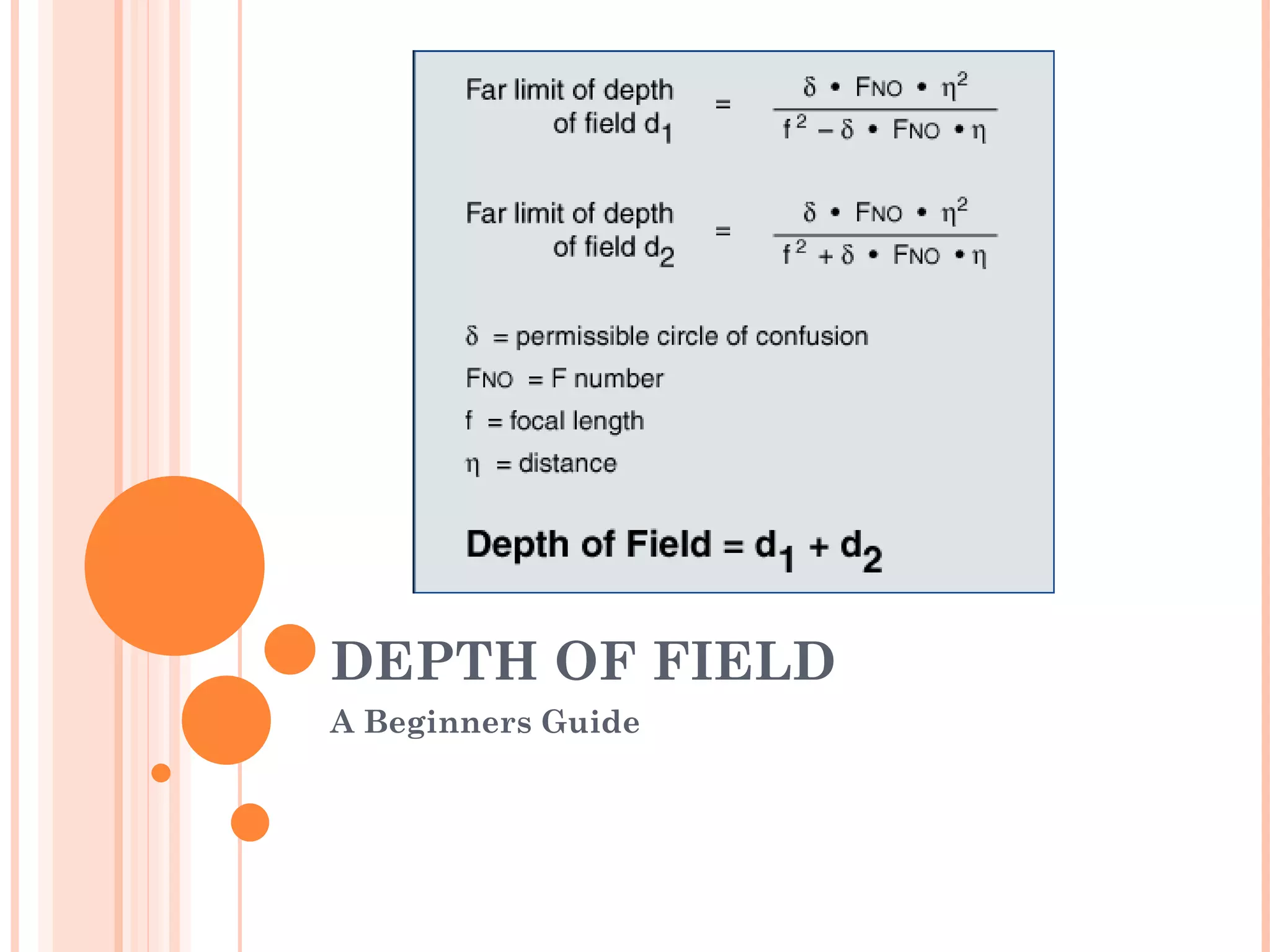 Depth Of Field | PPT