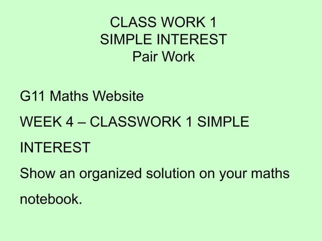 WK4 - L3 and 4 PPT 2 Simple Interest.ppt