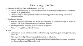 Eating Disorders | PPTX
