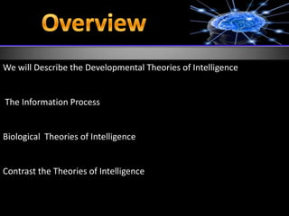 Theories of Intelligence | PPTX