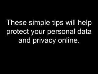 Data Privacy and Protection Presentation | PPTX