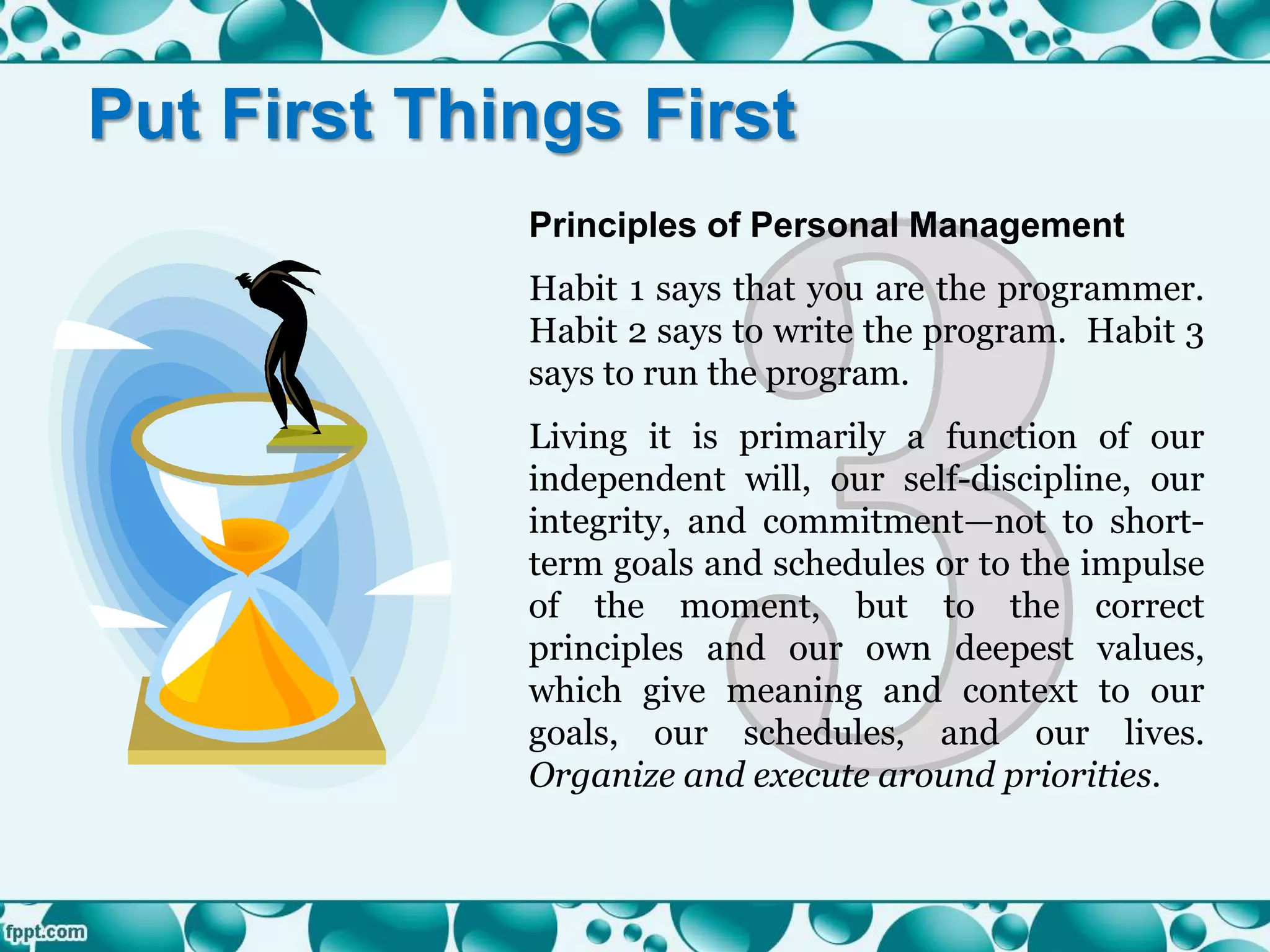 seven habits | PPT