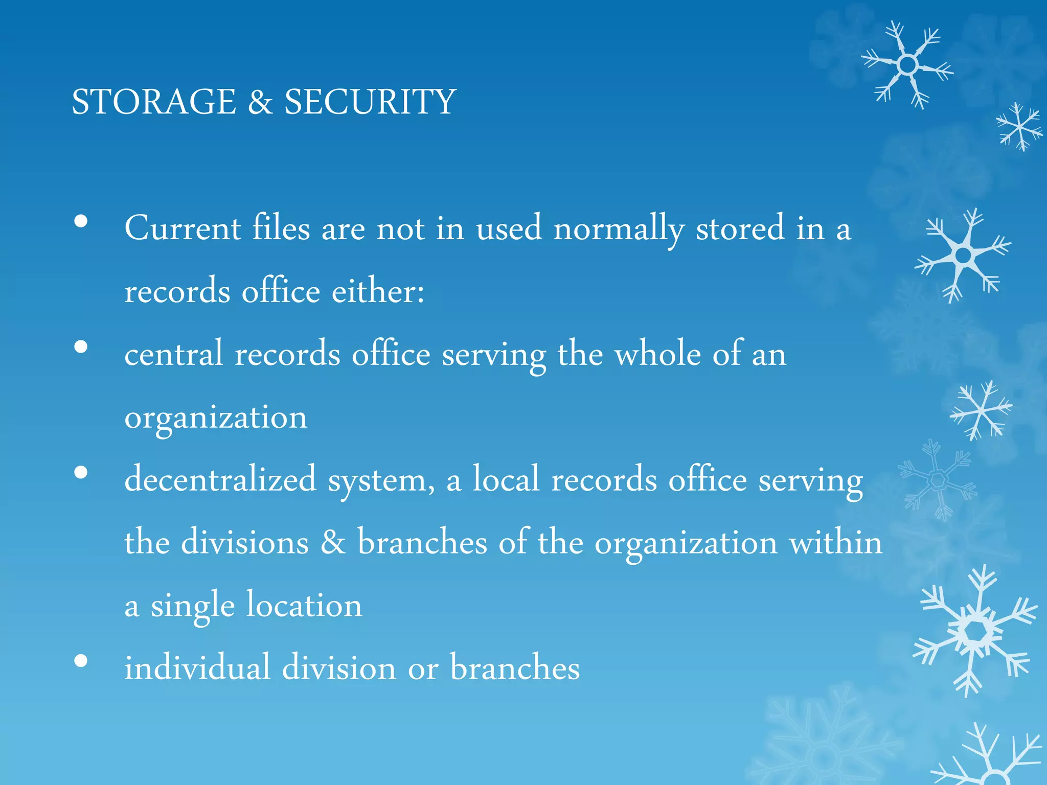 imr504 classification and filing system week 5 | PPT