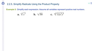 Wk 5 - 2.2 PPT Radicals for class 10th.pptx