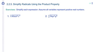Wk 5 - 2.2 PPT Radicals for class 10th.pptx