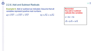 Wk 5 - 2.2 PPT Radicals for class 10th.pptx