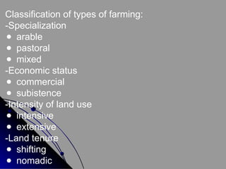 Farming Topic introduction: Different types of farming | PPTX