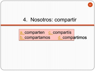 Compartir Conjugation