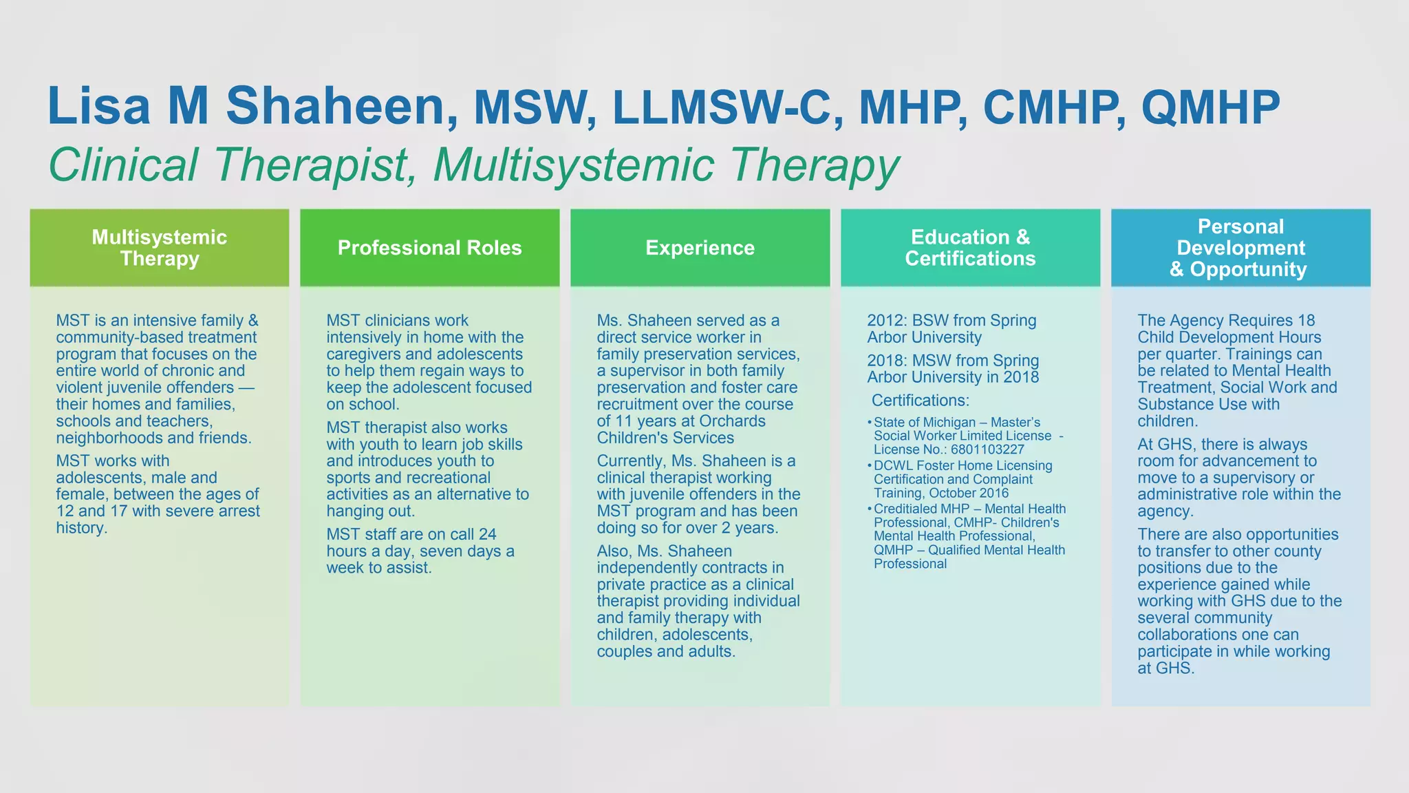 Interview with a Social Worker | PPTX