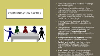 Change Process Communication Plan | PPT