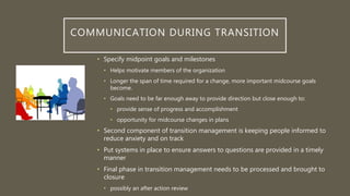 Change Process Communication Plan | PPTX