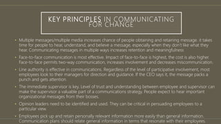 Change Process Communication Plan | PPTX